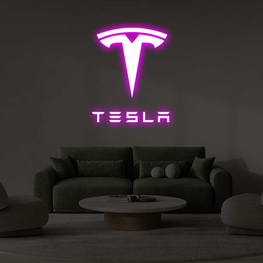 Tesla Neon Sign – Custom Neon Solutions